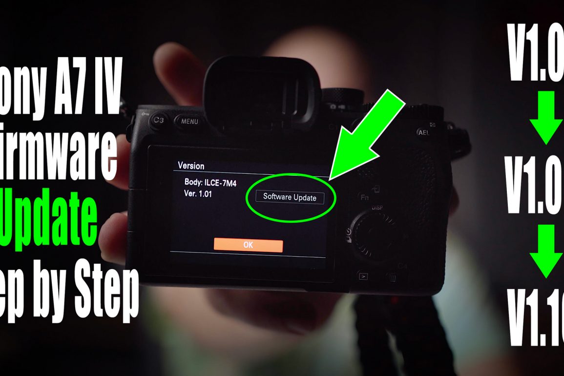 Sony A7 IV Firmware Update Tutorial – Step by Step – V1.01 to V1.05 to V1.10 – SonyAlphaLab